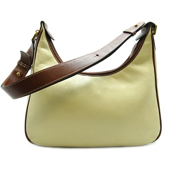 Bally | Bags | Bally Barry One Shoulder Womens Bag Leather Ivory Mocha ...